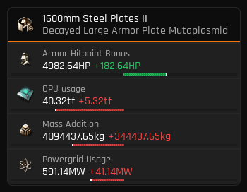 Blood of Eclipse's Large Abyssal Armor Plates | MutaMarket