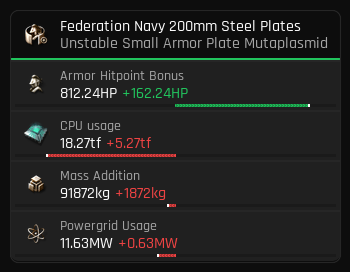 Matteo H Patel's Small Abyssal Armor Plates | MutaMarket