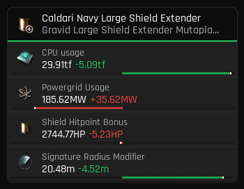 Galiney's Large Abyssal Shield Extender | MutaMarket