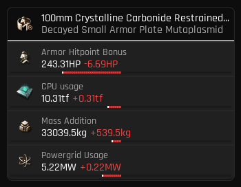 Jnap's Small Abyssal Armor Plates | MutaMarket