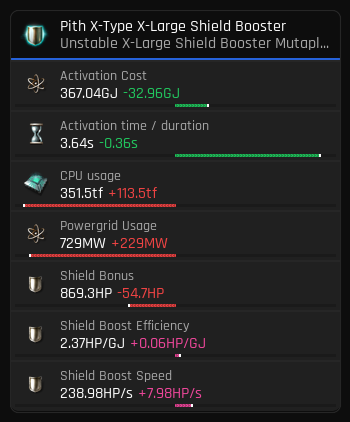 Korvaa Yamon Katelo's X-Large Abyssal Shield Booster | MutaMarket